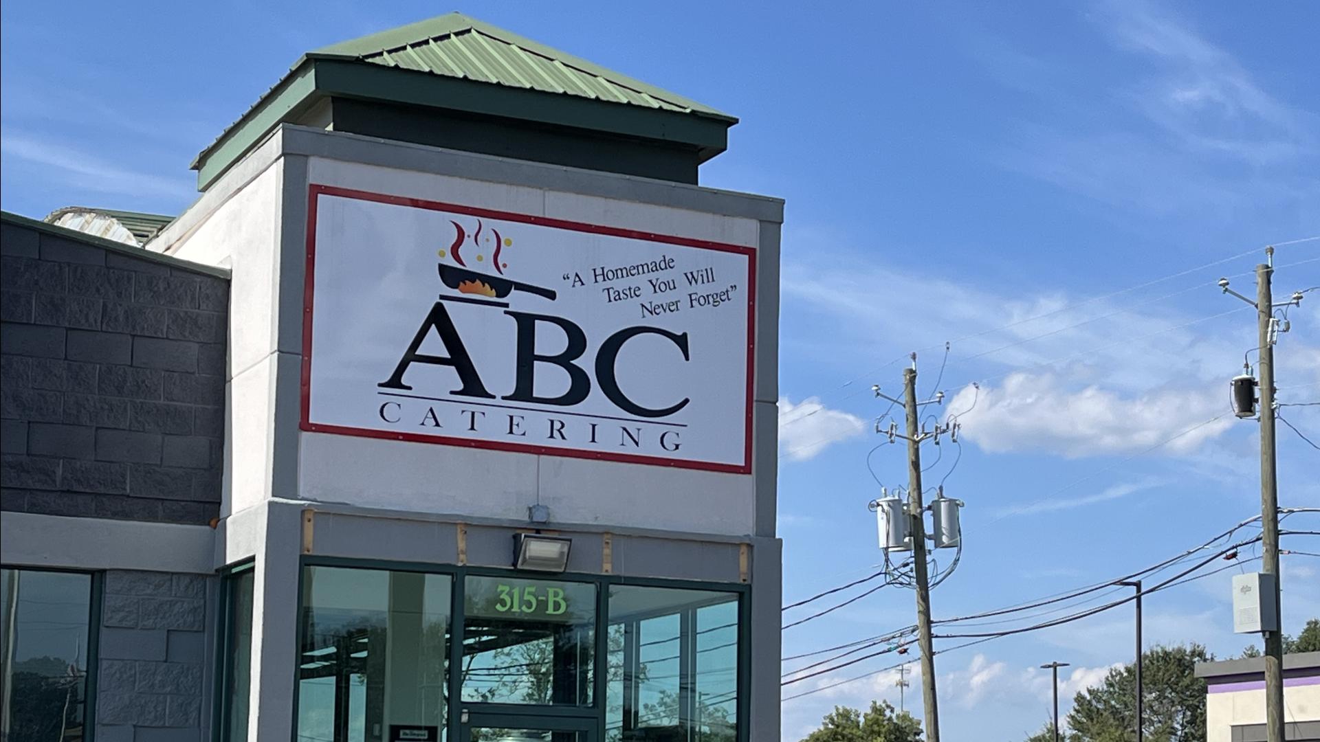 A look outside and around the upcoming location of ABC Catering ...