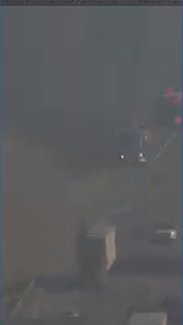 Grass fire causes right lane to be blocked on I-75 North by Dames Ferry ...