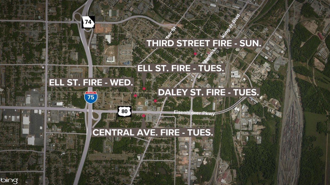 Macon-Bibb Fire investigators look into 5 possible arsons | 13wmaz.com