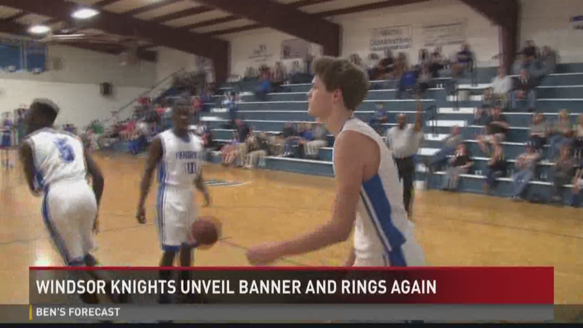 Windsor Knights unveil banner and rings | 13wmaz.com