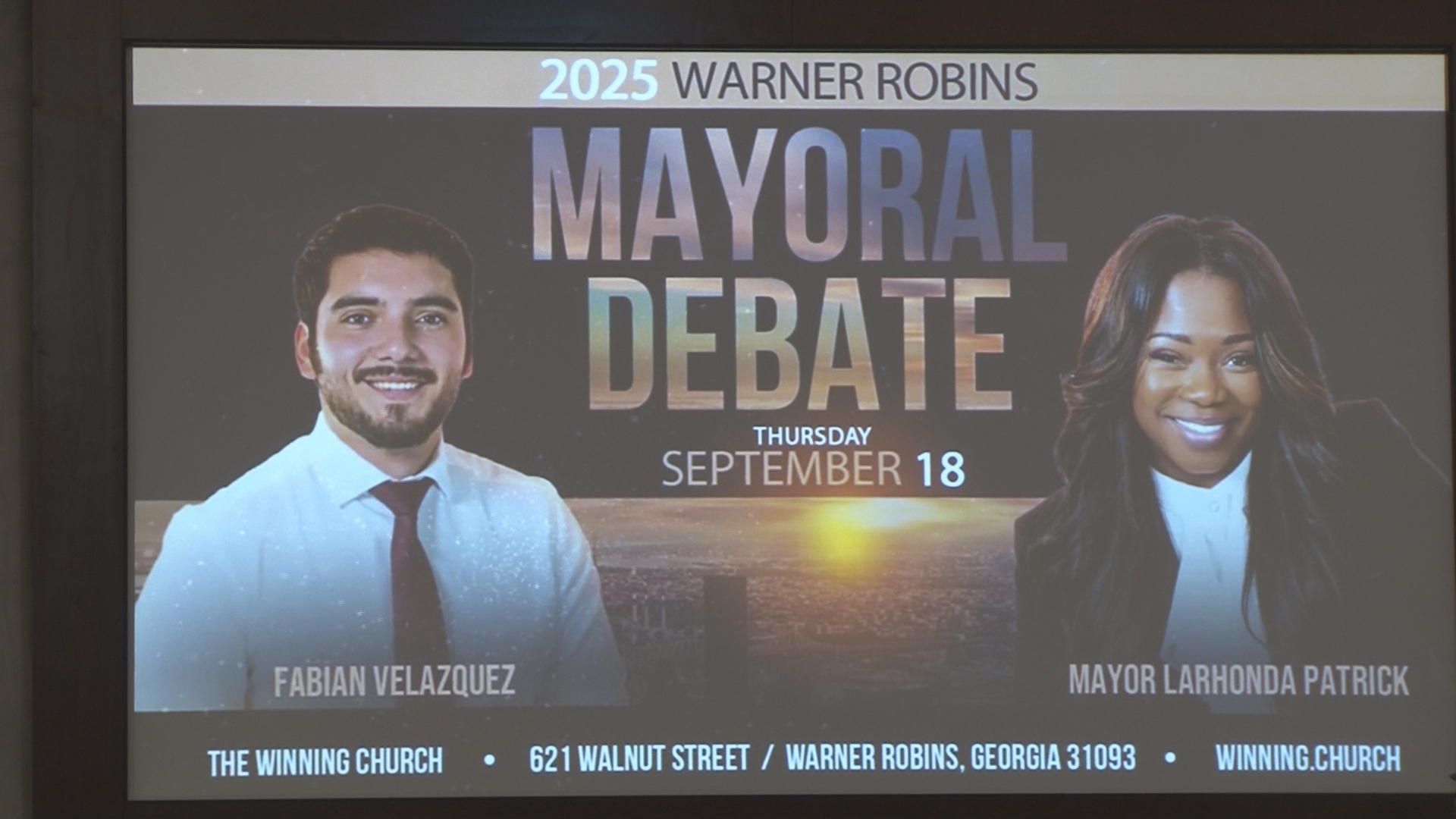 Warner Robins mayoral candidates clash in first debate | 13wmaz.com