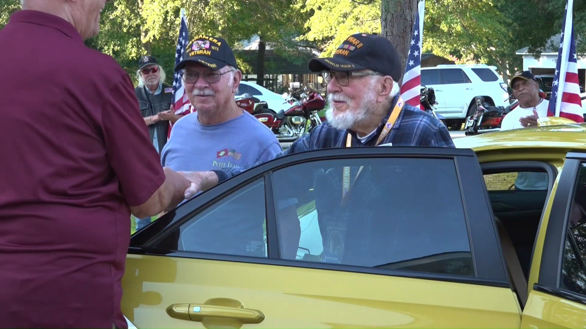 'It was awesome' | Hawkinsville World War II veteran gets hero's home ...