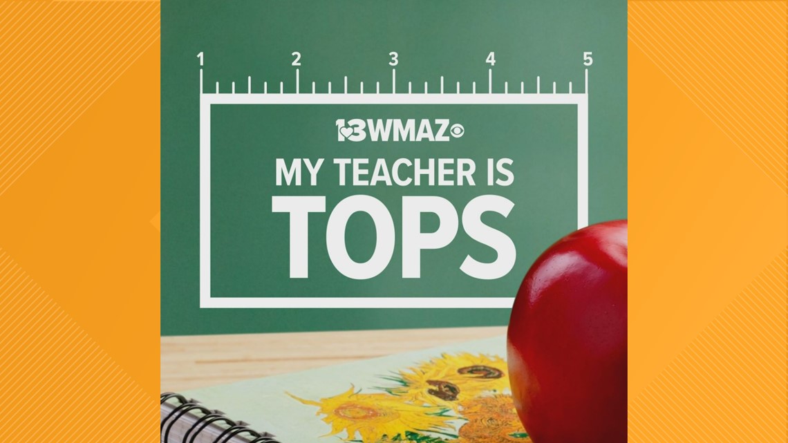 How to nominate your teacher for Teacher's Tops | 13wmaz.com