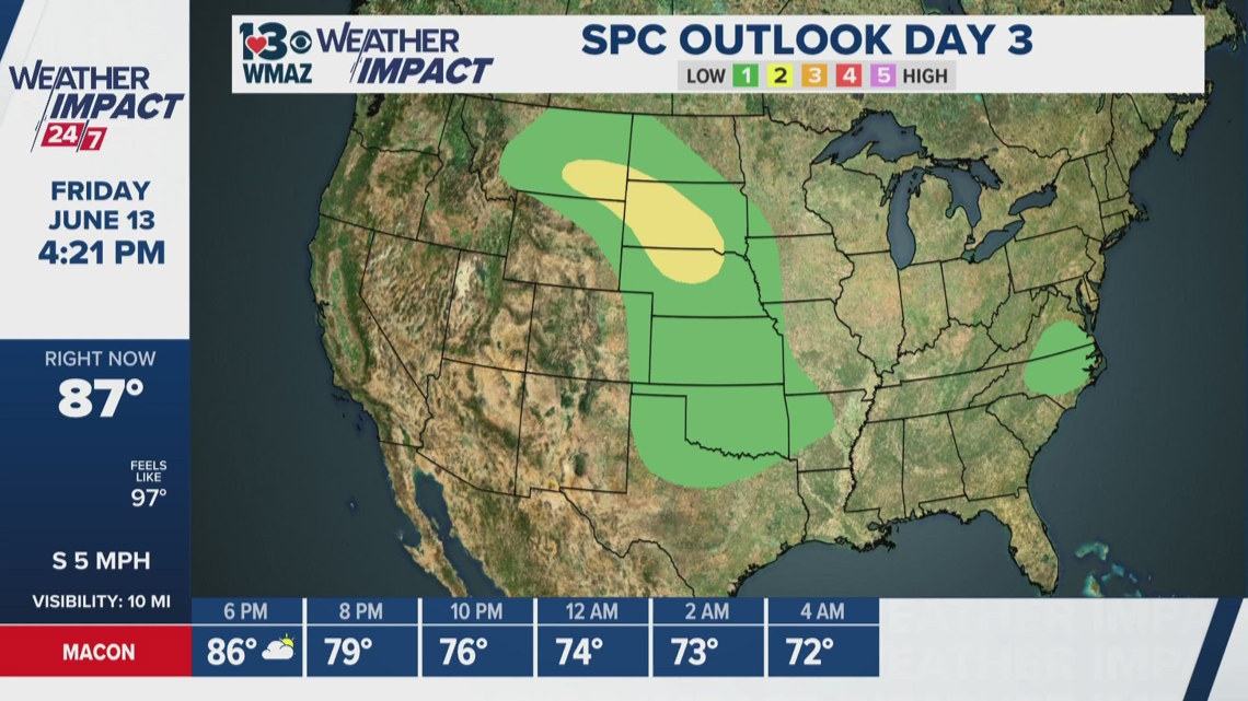 LIVE Weather Impact 24/7: 13WMAZ live doppler radar for Georgia ...