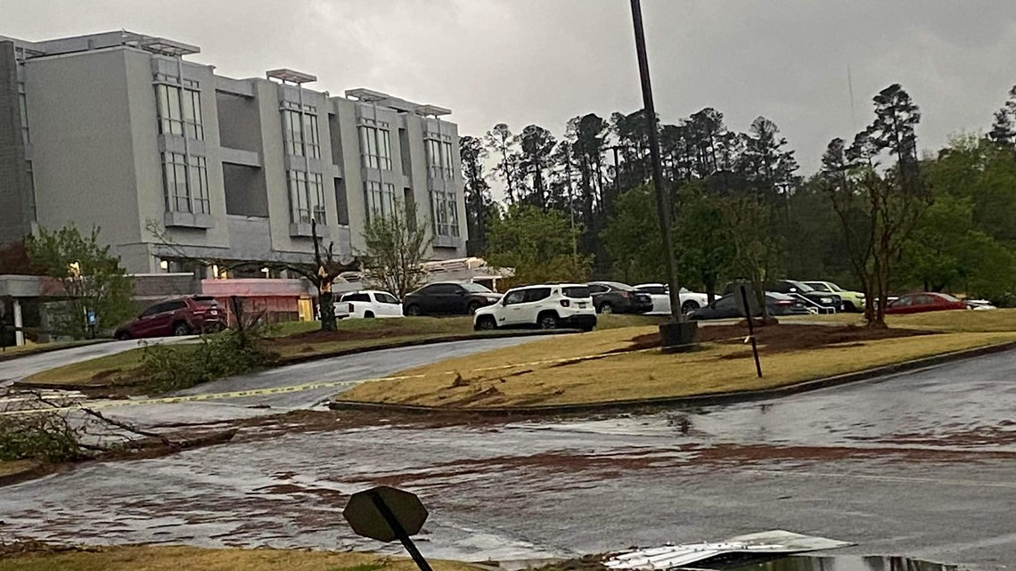 Central Georgia storms cause damage and bring hail | 13wmaz.com