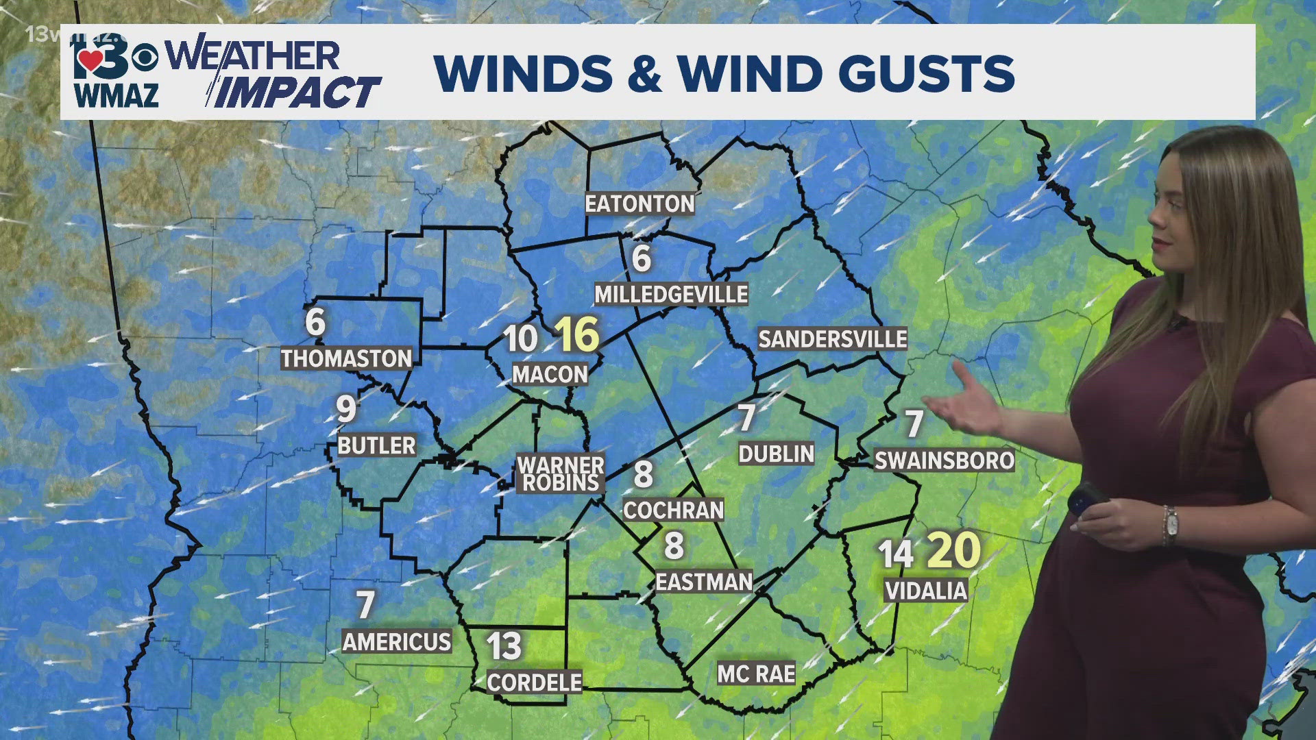 Weather Radar | Macon, Georgia | 13wmaz.com