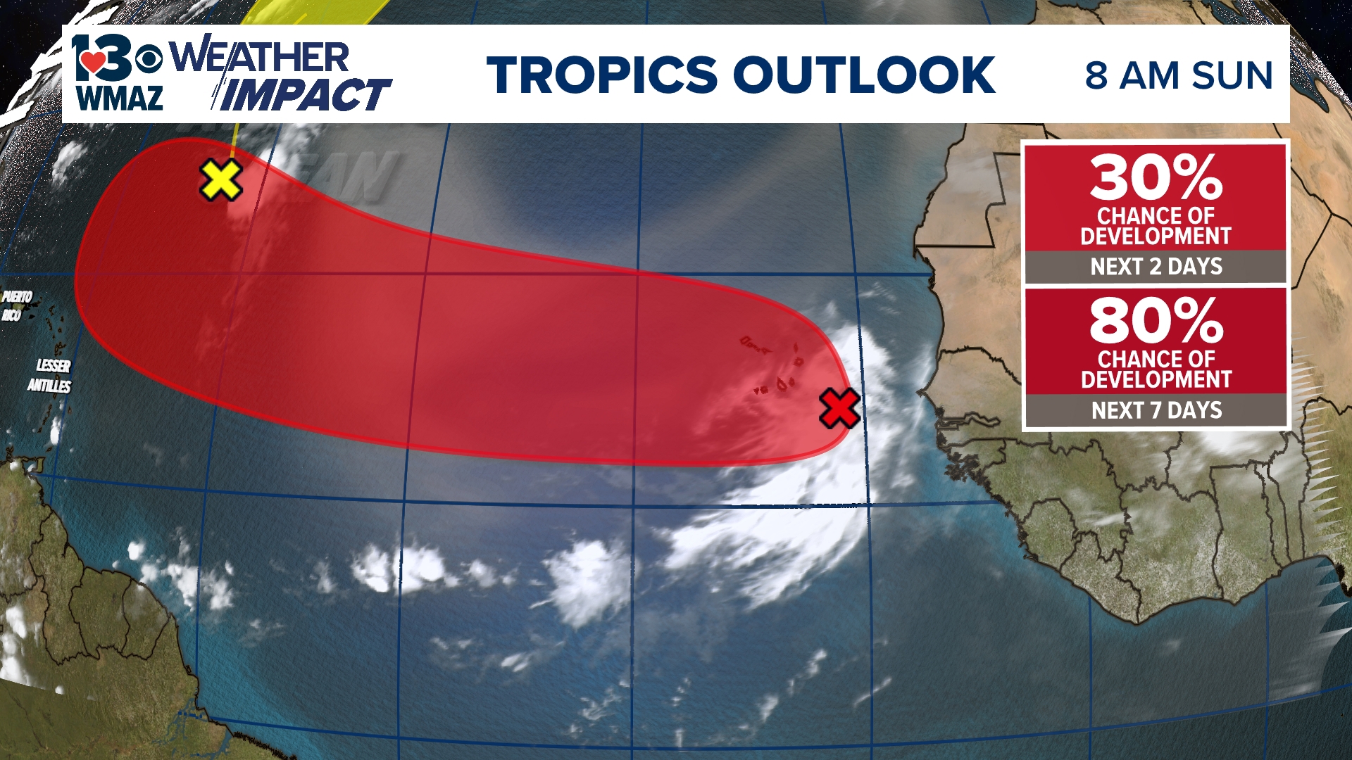 National Hurricane Center upgrades Invest 97L to high chances of ...