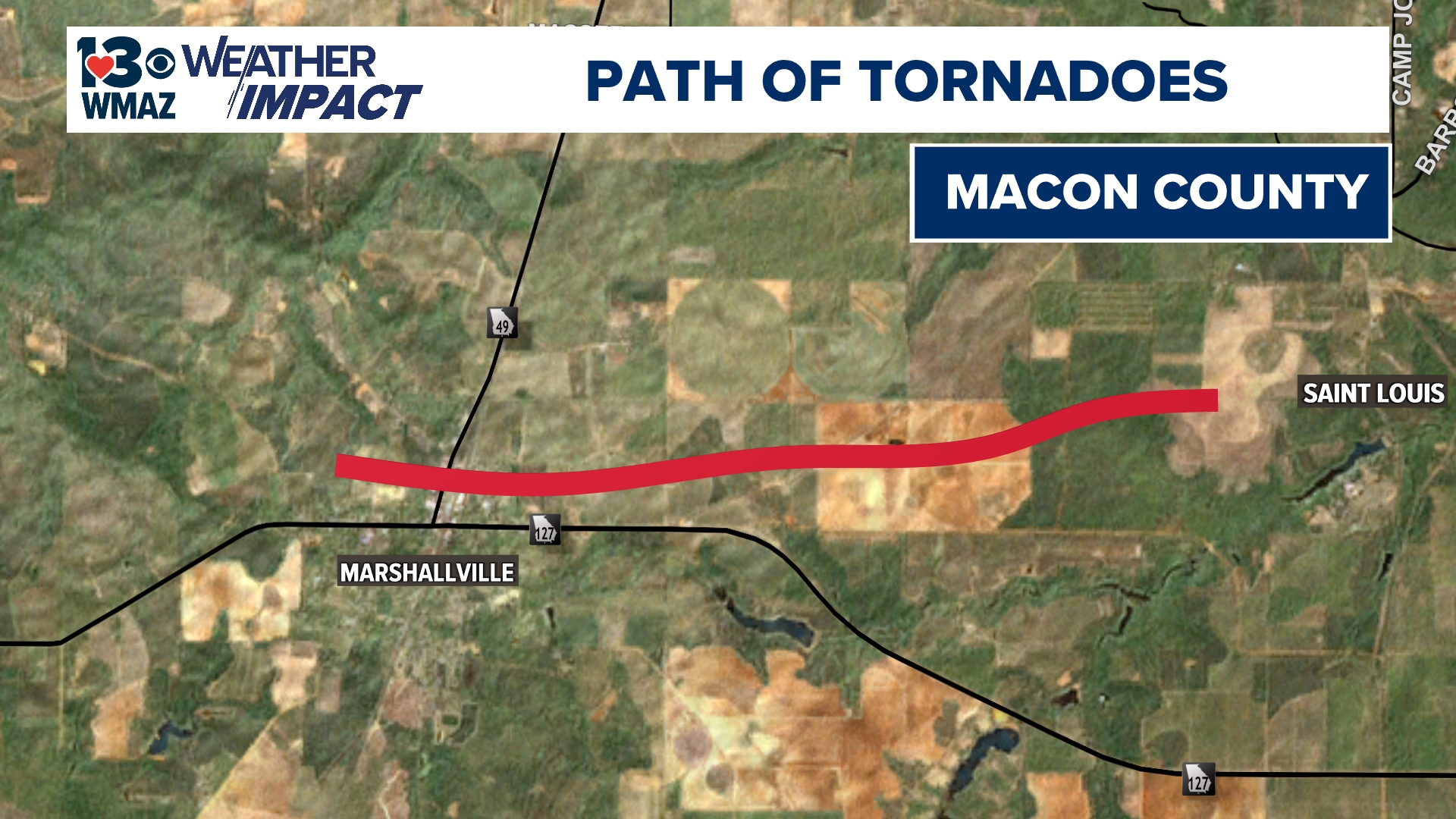 3 tornadoes strike Central Georgia, including an EF-2, during Thursday ...