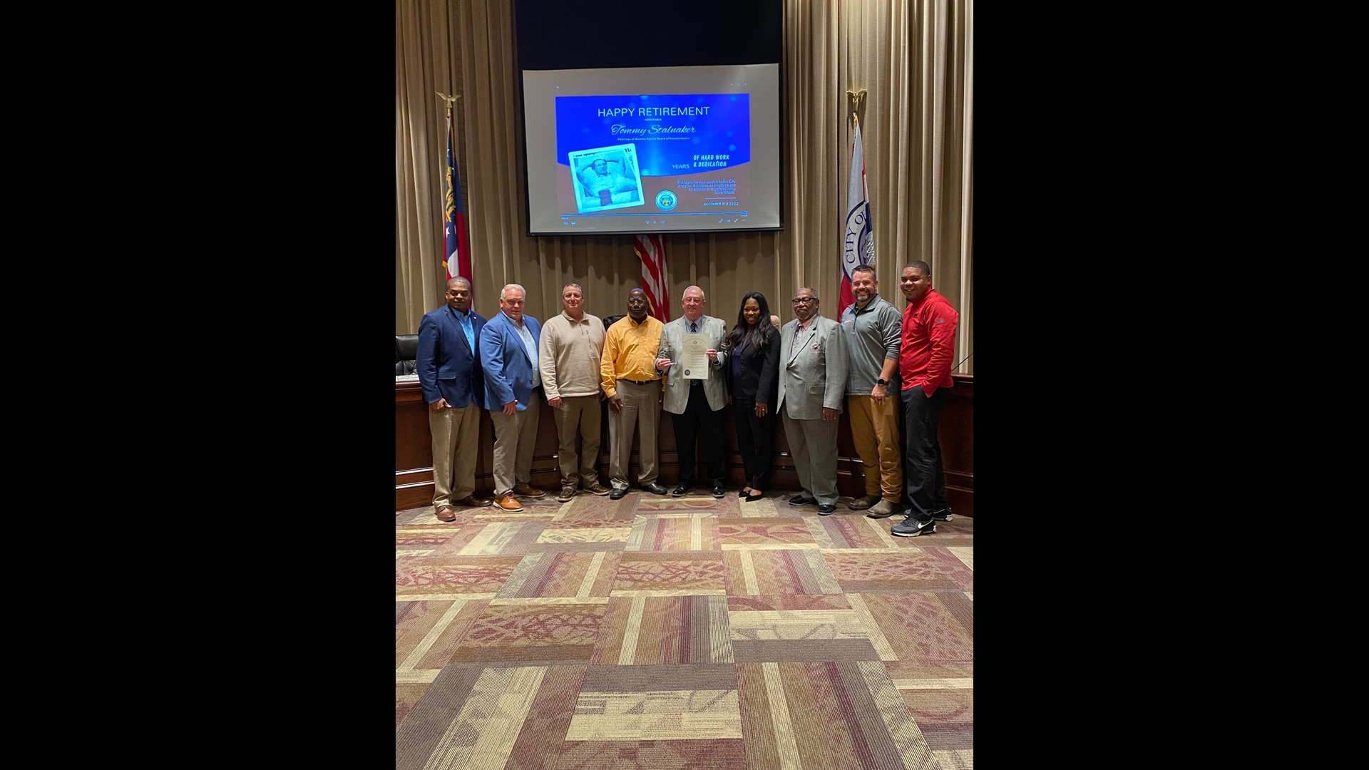 Warner Robins honors Chairman Tommy Stalnaker for 50-year service ...