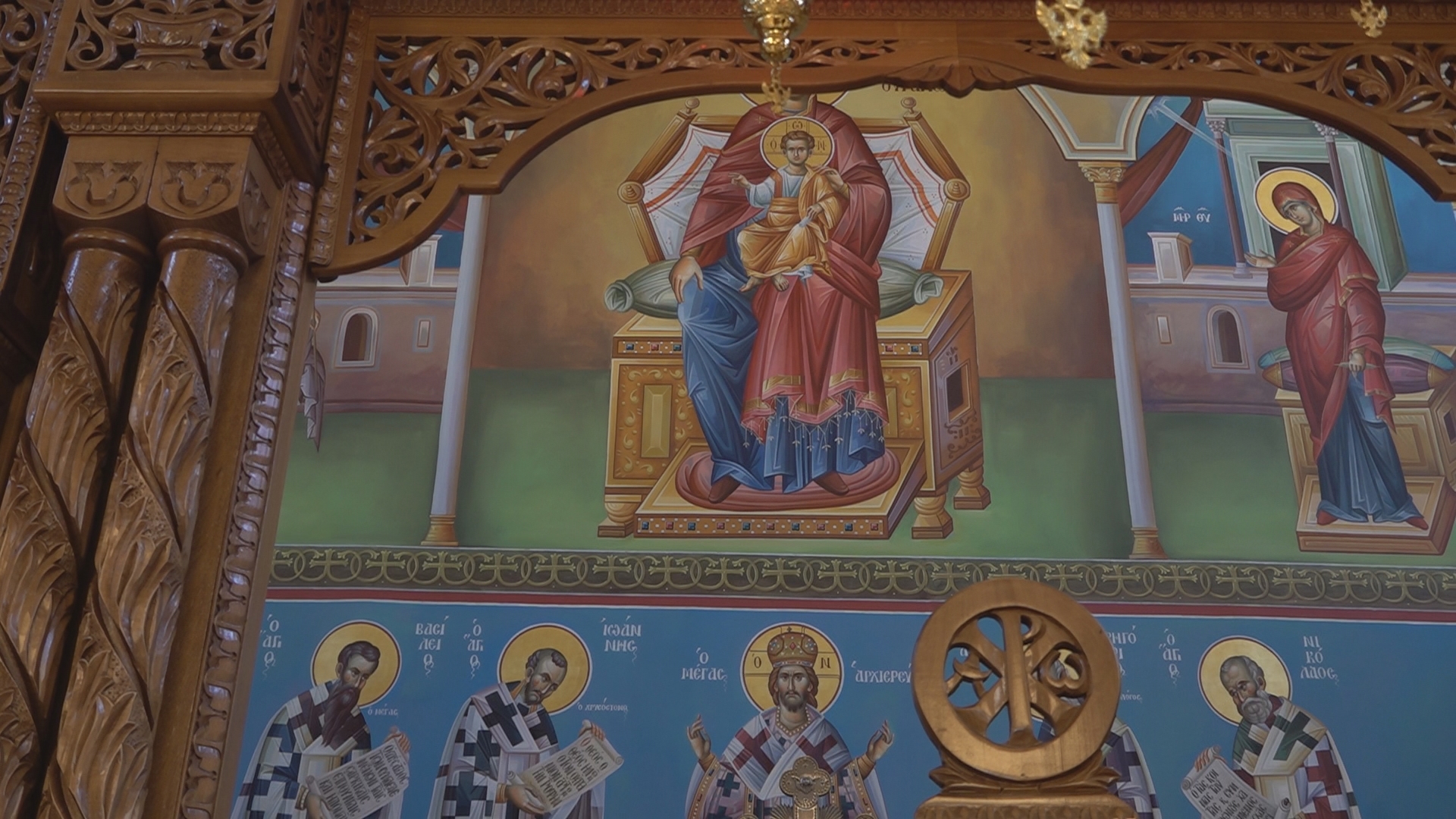 Holy Cross Church in Macon unveils vibrant iconography | 13wmaz.com