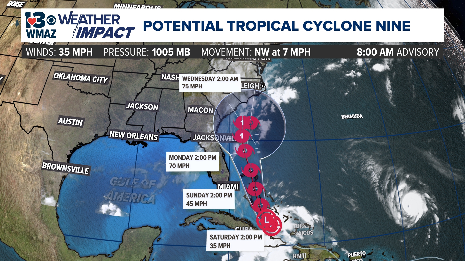 Potential Tropical Cyclone 9 set to become a Tropical Depression today ...