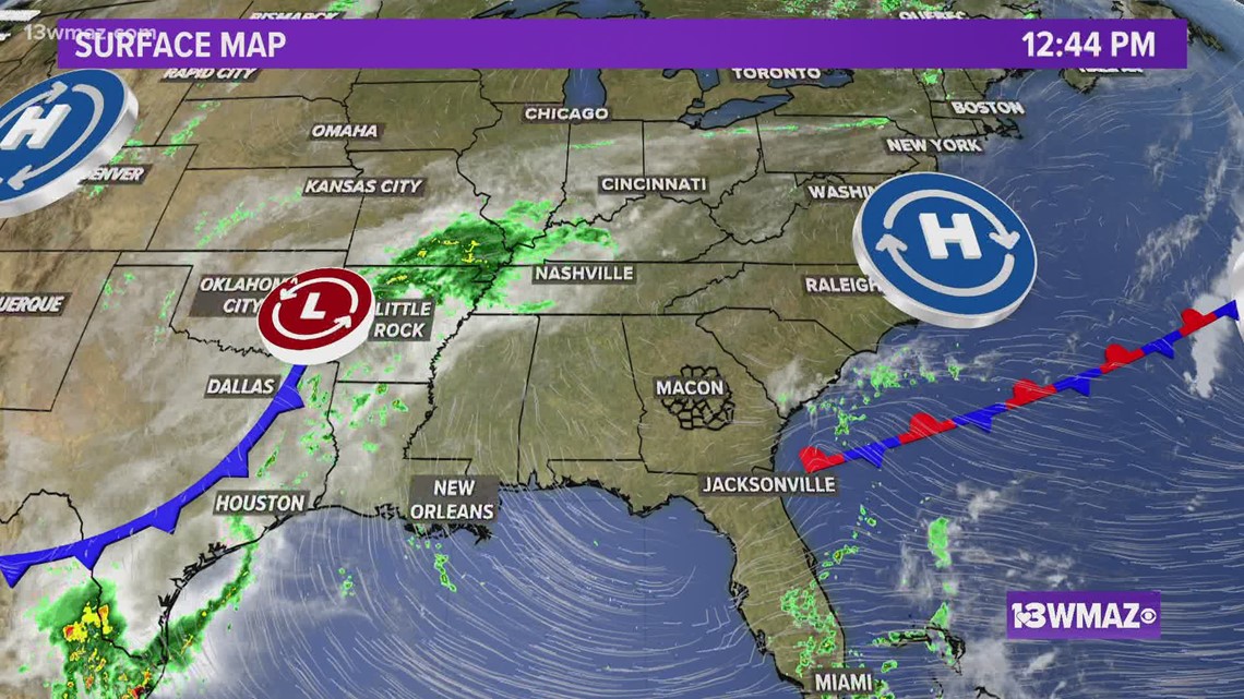 Rainy remainder of the week and weekend | Central Georgia weather ...