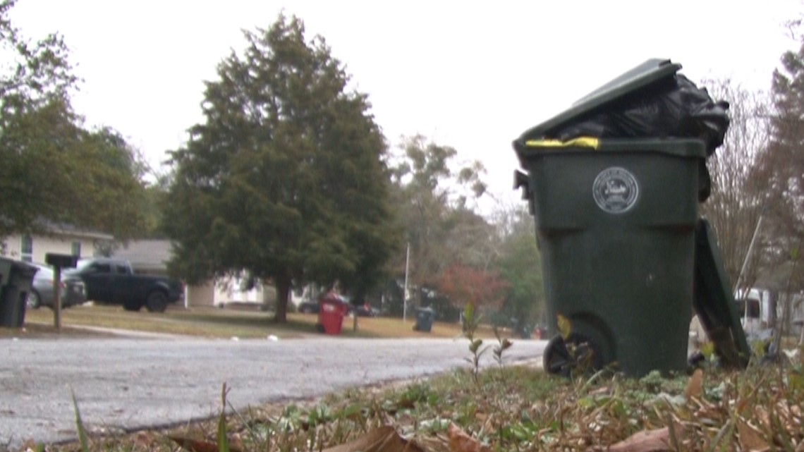 Convenience Center on 11th street disposes of old trash cans | 13wmaz.com