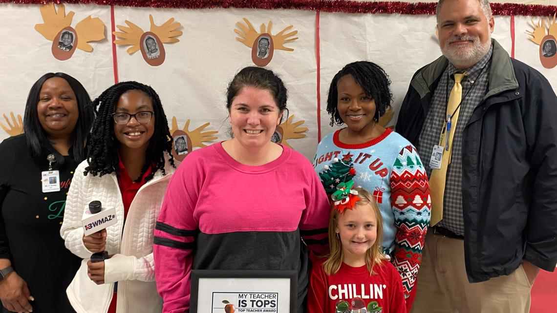 My Teacher is Tops: Mrs. Danielle Hall | 13wmaz.com