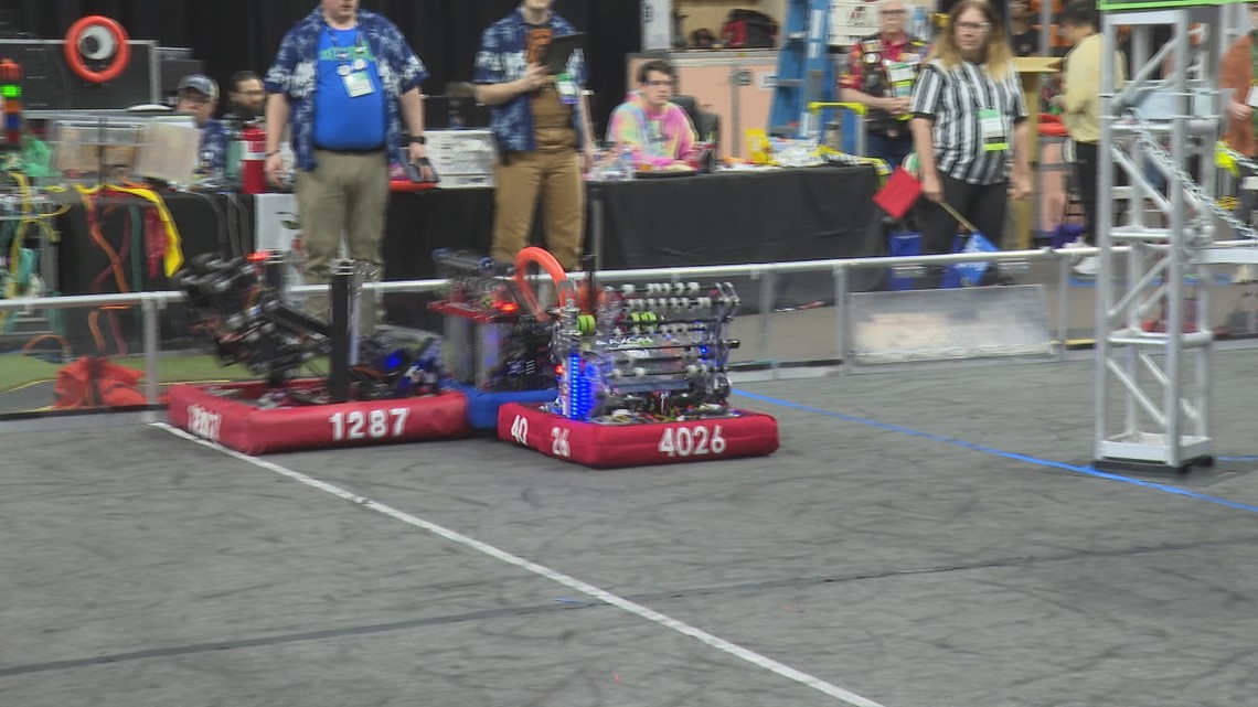 Mercer University hosts GeorgiaFirst Robotics competition | 13wmaz.com
