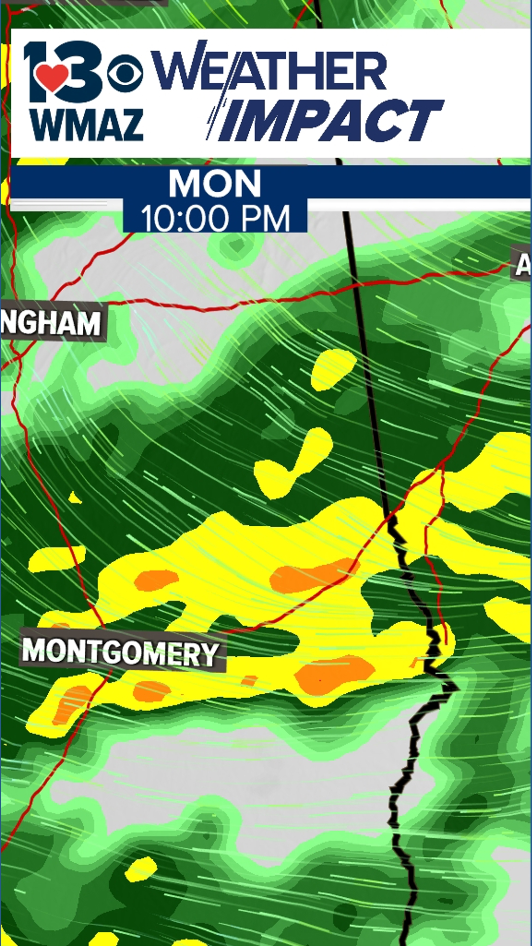 Weather Impact Alert | Heavy rainfall will likely impact your Tuesday ...
