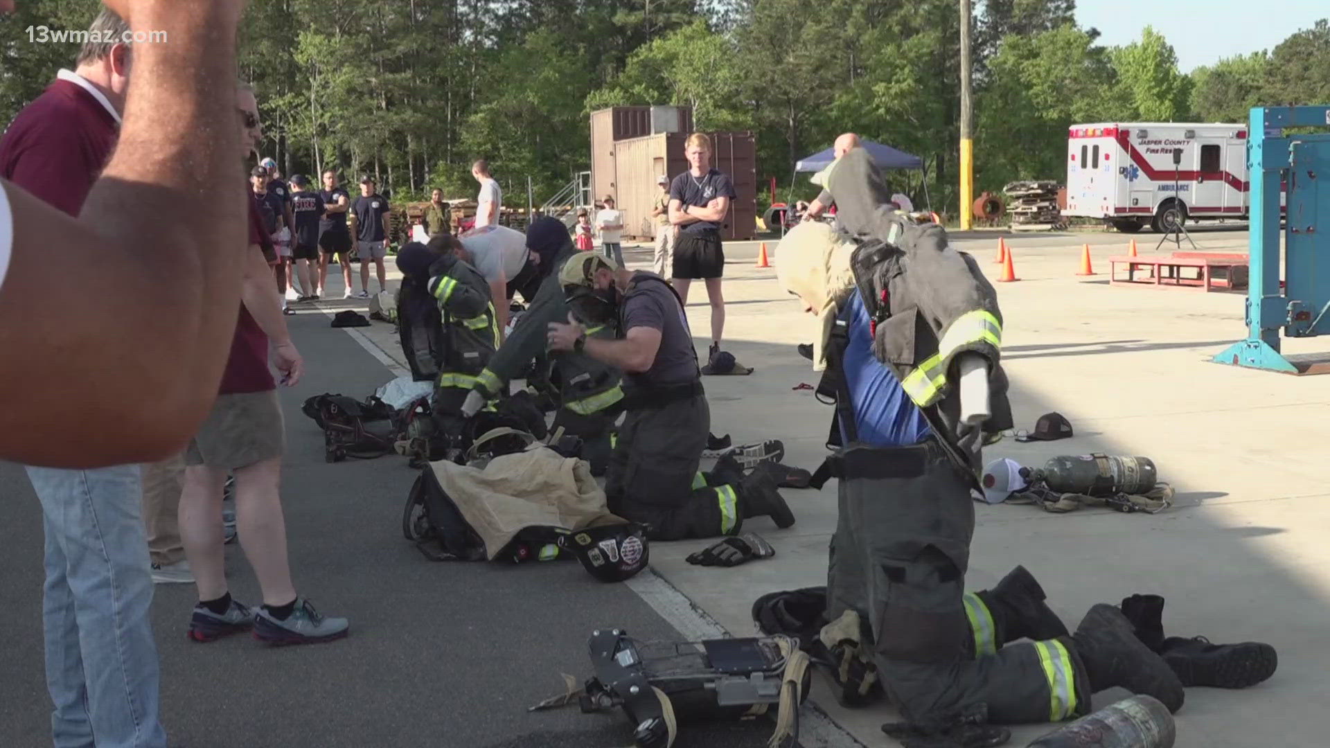 Georgia firefighters compete in charity combat challenge | 13wmaz.com