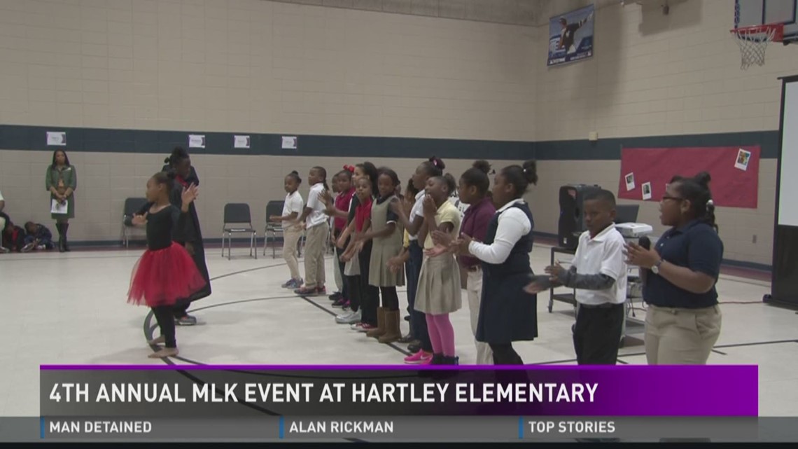 Hartley Elementary students celebrate MLK Day | 13wmaz.com