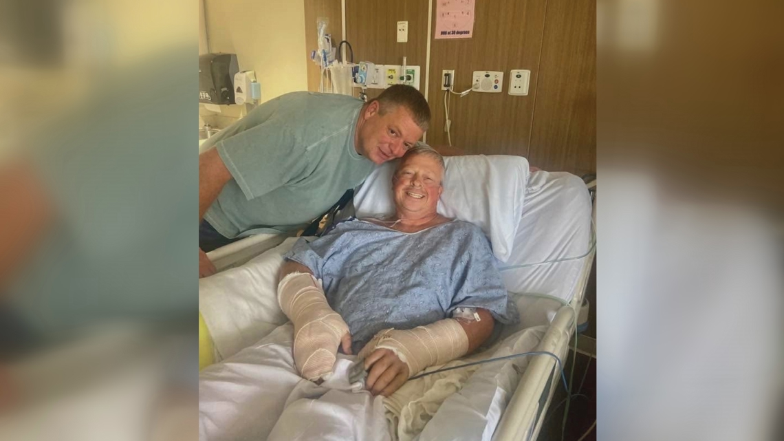 Doctors reattach firefighter's severed hand after brutal sword attack ...