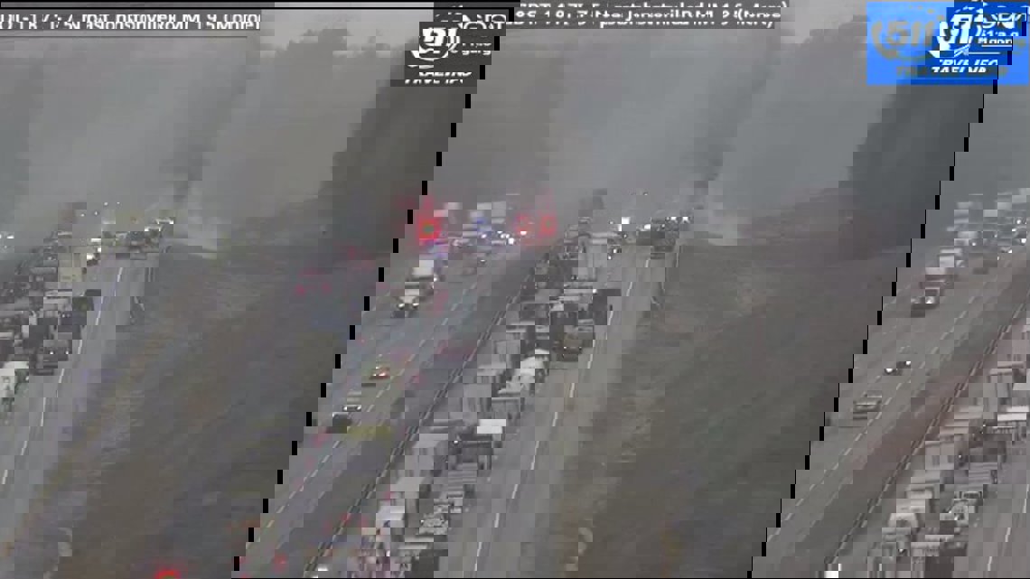 GDOT: Tractor-trailer fire closes all lanes of I-75 Northbound in Monroe County | 13wmaz.com