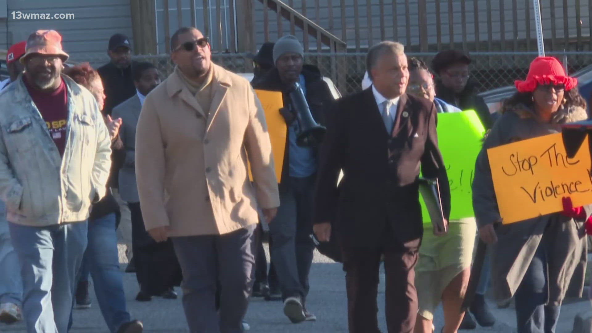 Dozens gather for peace march in Macon after weekend shootings leave 4 ...