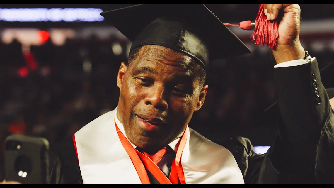 Former Georgia football player Herschel Walker graduates from UGA ...