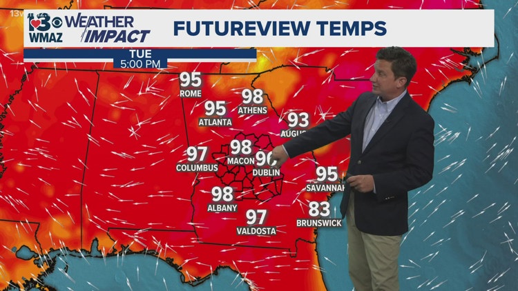 Weather Maps - conditions, temperatures, winds and more | Macon ...