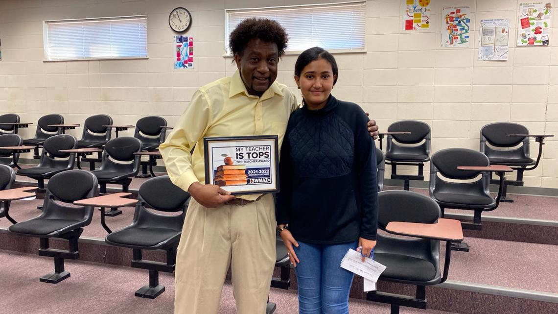 My Teacher is Tops: Rodney Johnson at Huntington Middle School | 13wmaz.com