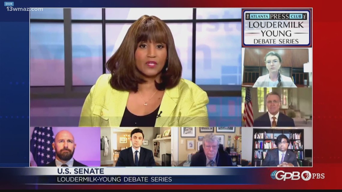 Perdue meets Georgia Senate candidates Jon Ossoff, Shane Hazel in ...