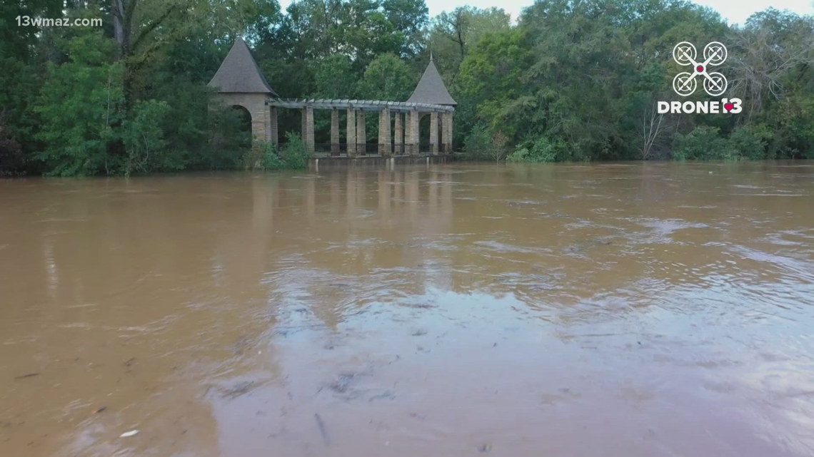 Ocmulgee River hits highest levels since 1994 due to Helene | 13wmaz.com