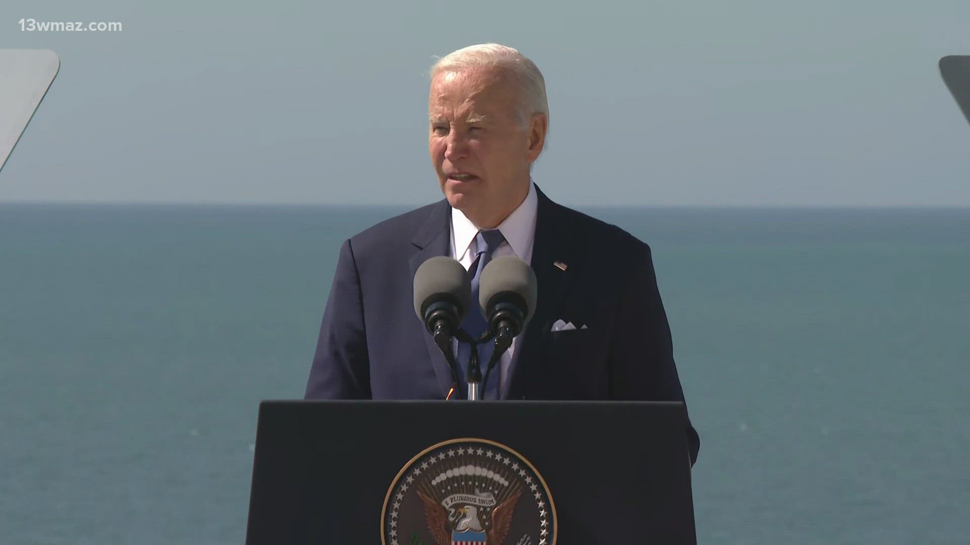 Biden marks D-Day anniversary in France in speech | D-Day 80th ...