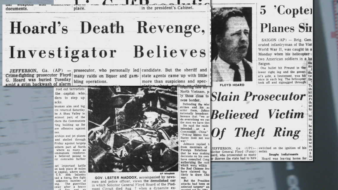 Georgia DA Floyd Hoard killed by Dixie Mafia in 1967 | 13wmaz.com