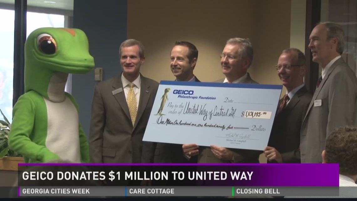 GEICO donates $1 million to United Way | 13wmaz.com