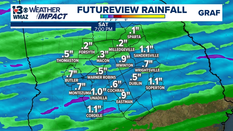 Weather Impact Alert: Possible strong to severe storms Saturday ...