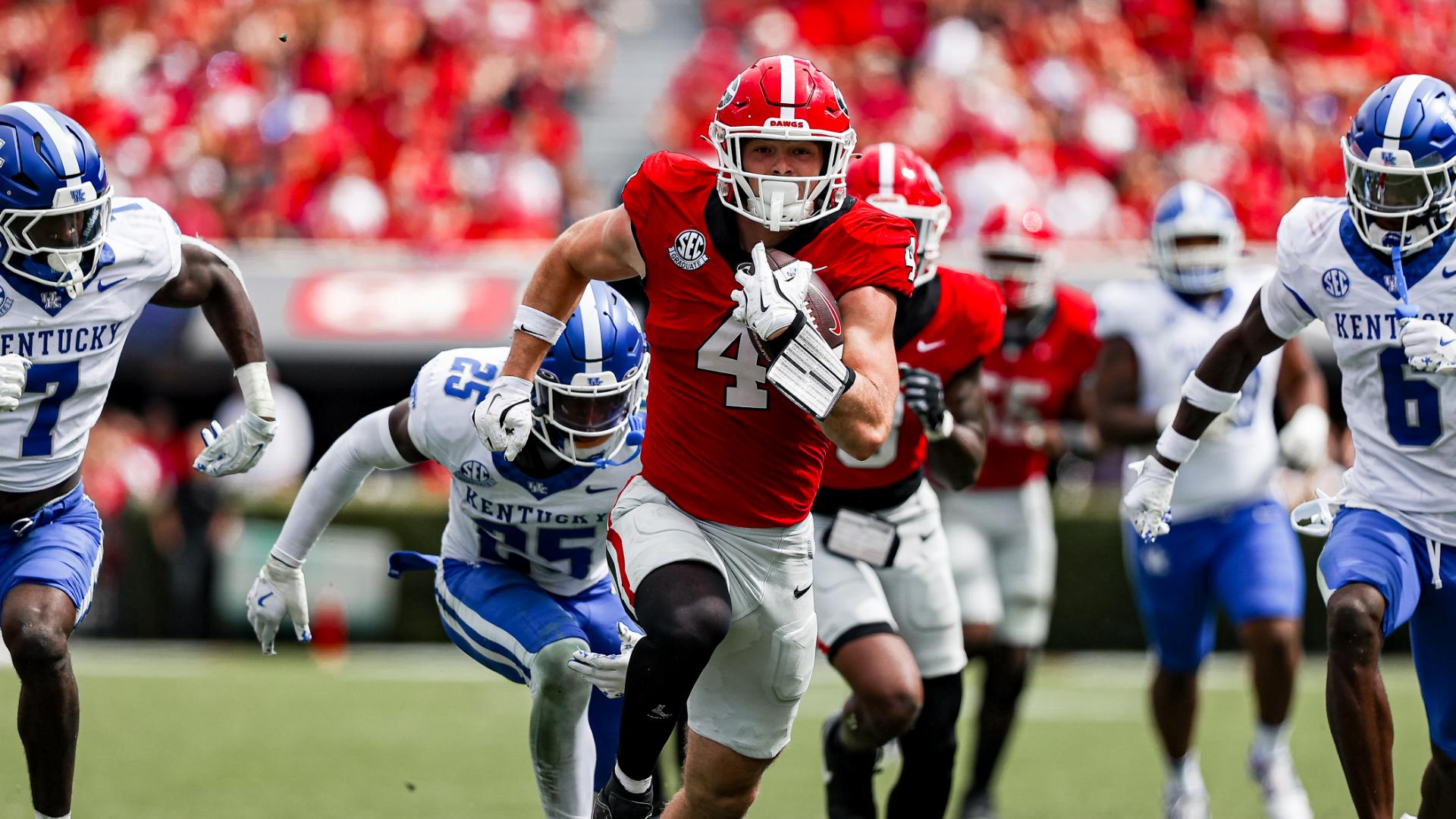 UGA tight end Oscar Delp selected No. 73 overall by the Saints in the ...