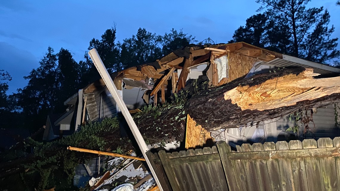 Downed trees in Houston County after severe thunderstorms | 13wmaz.com
