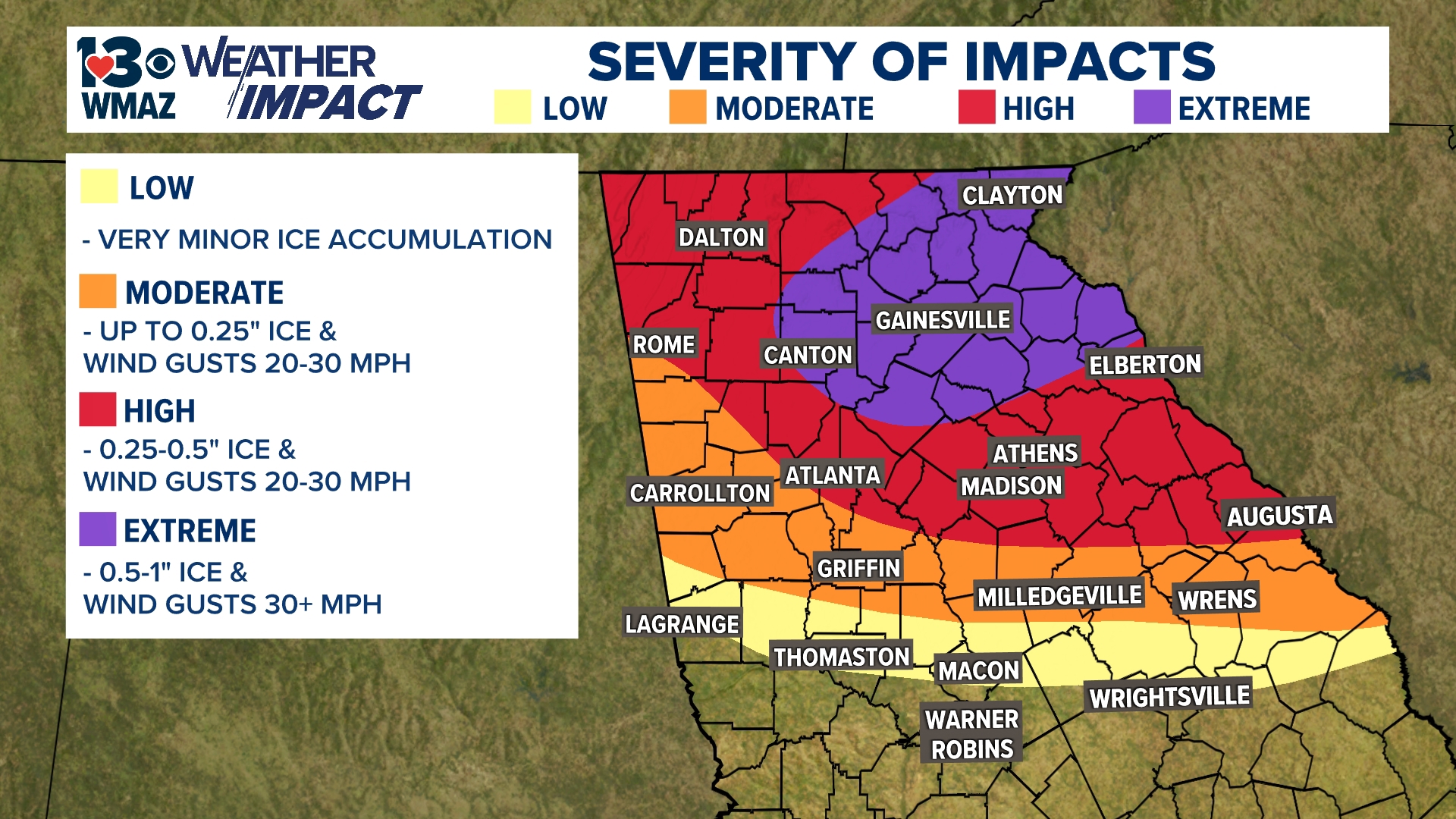 Weather Impact Alert | Low wintry mix impact this morning, but slick ...