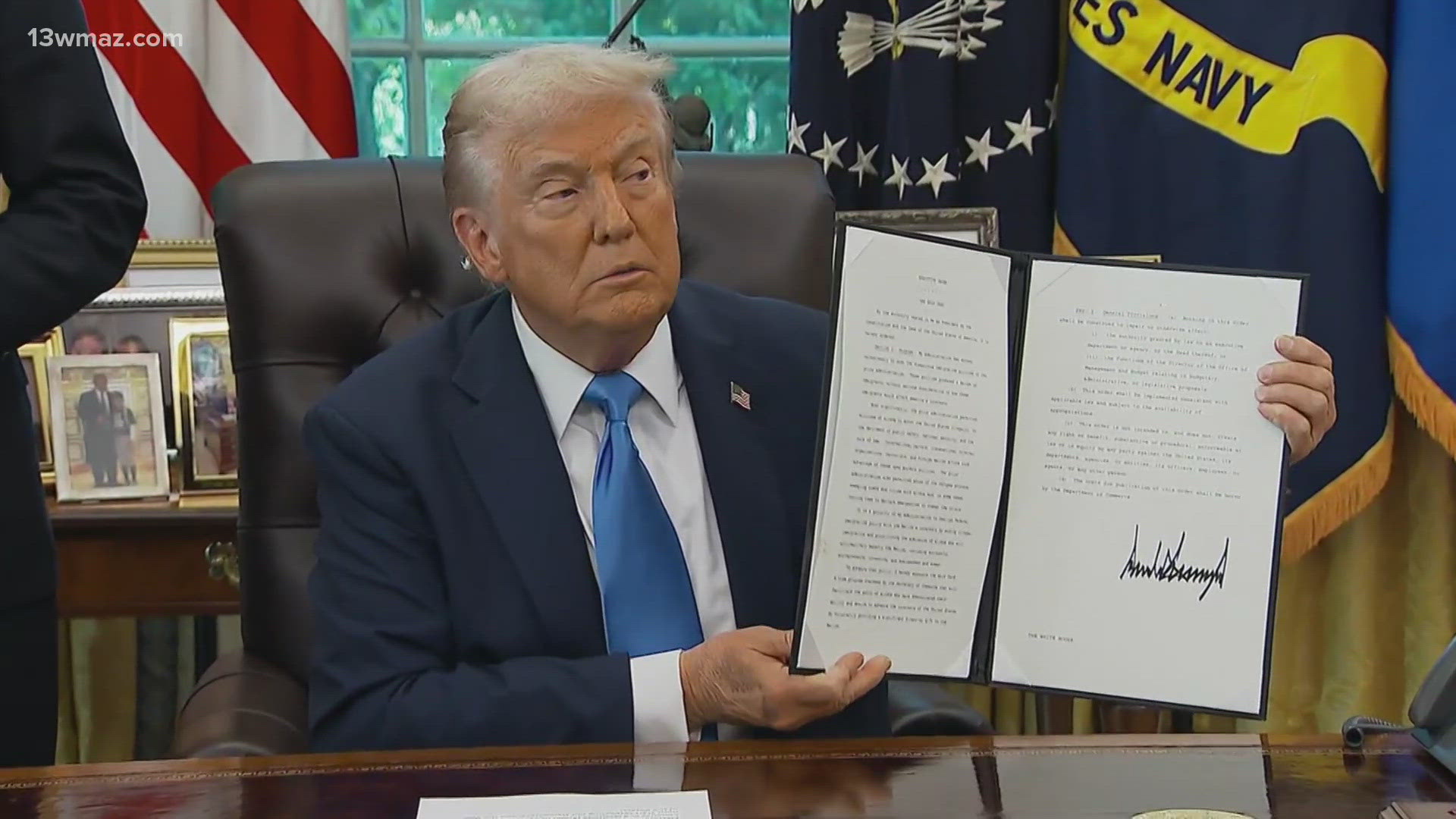 Trump signs executive order raising H1B visa fees | 13wmaz.com