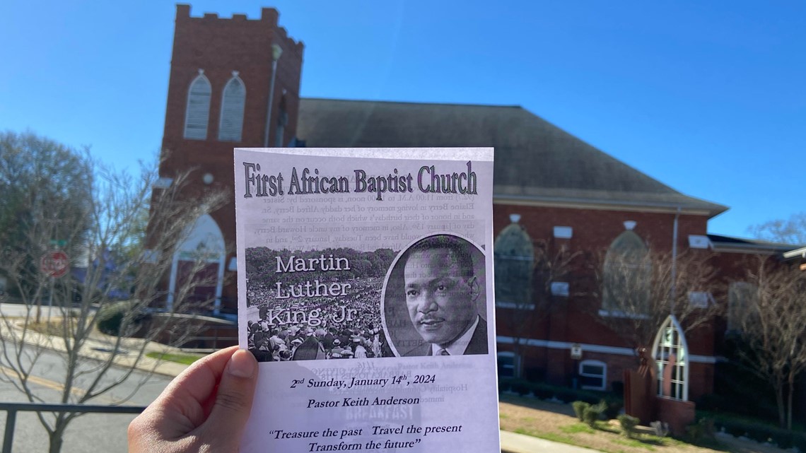 First African Baptist Church honors MLK legacy during service | 13wmaz.com