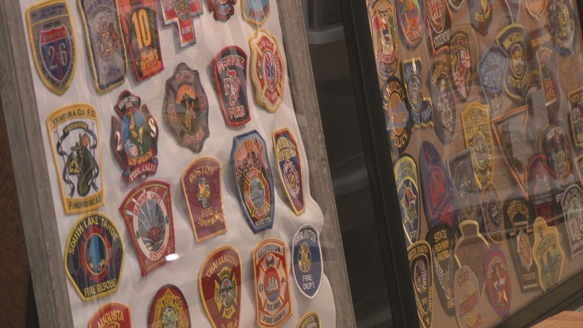 Georgia couple collects patches from police, firefighters | 13wmaz.com