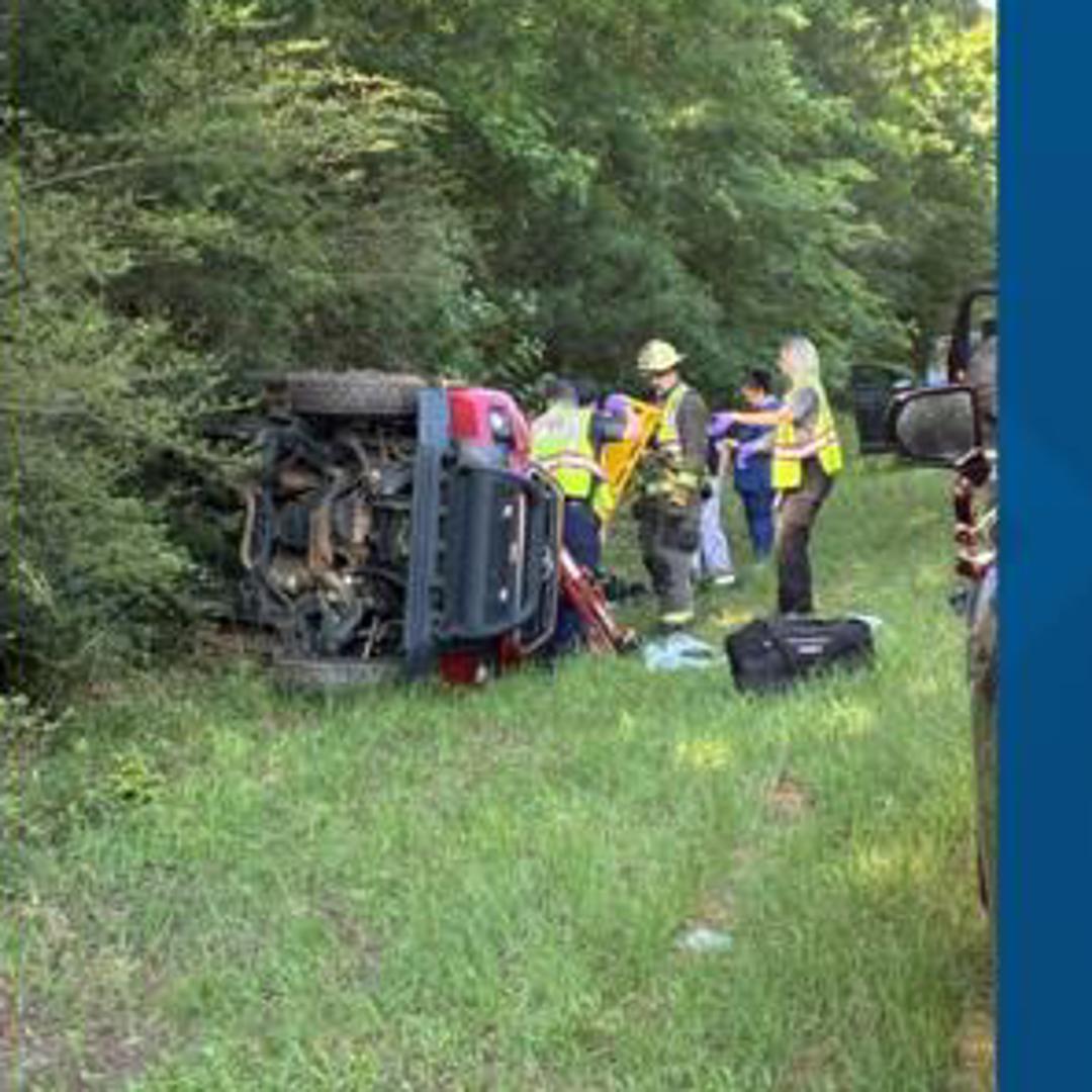 Driver hospitalized after car overturned in Monroe County, sheriff's ...