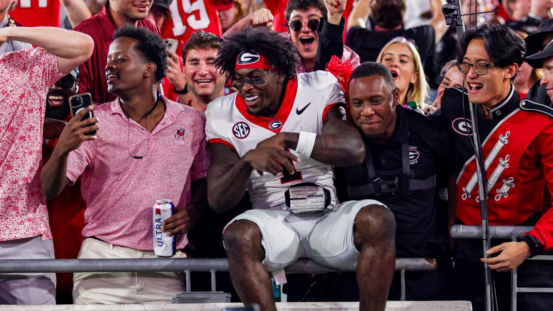 UGA tight end Oscar Delp selected No. 73 overall by the Saints in the ...