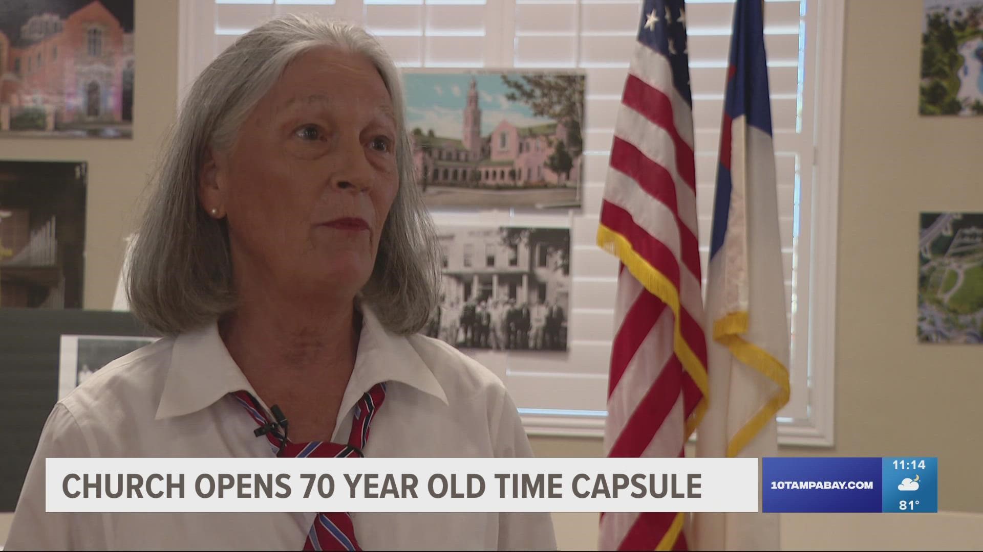 Clearwater church makes interesting discovery of time capsule | 13wmaz.com