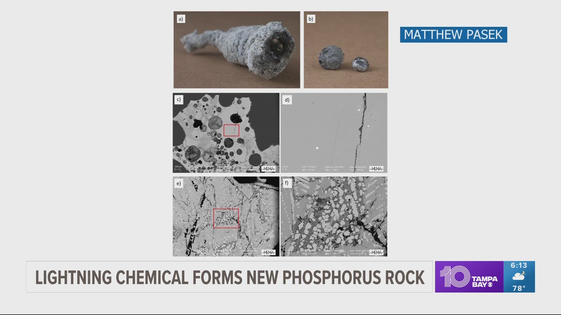 Florida scientist finds new solid material after lightning strike ...