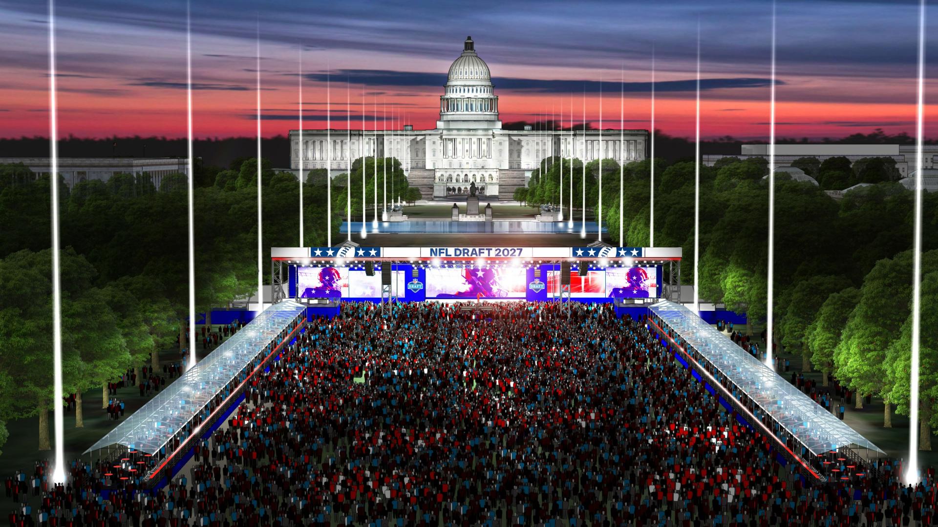 Washington to host the 2027 NFL draft on the National Mall | 13wmaz.com