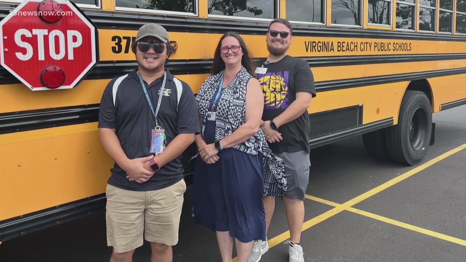 Virginia Beach teacher grateful for past as school bus driver | 13wmaz.com