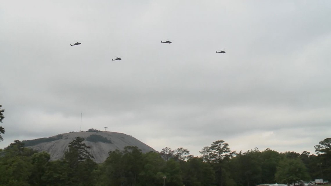Georgia Memorial Day helicopter flyover by National Guard | 13wmaz.com