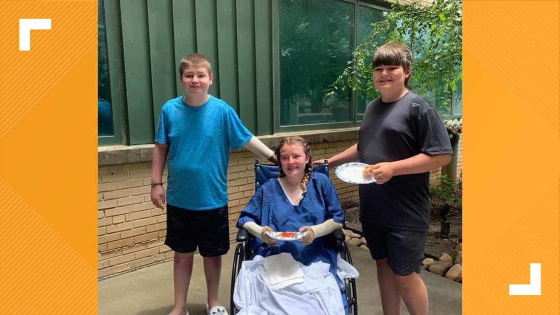 Lake Lanier boat explosion injured teen Taylor Coleman comes home ...