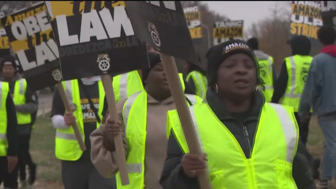 Where union protest against Amazon stands | 13wmaz.com
