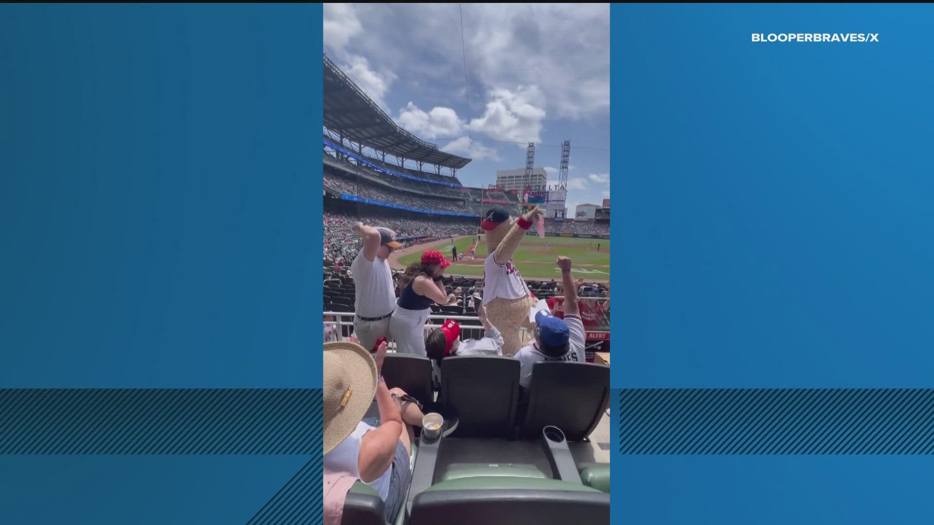Atlanta Braves mascot Blooper gender reveal | 13wmaz.com